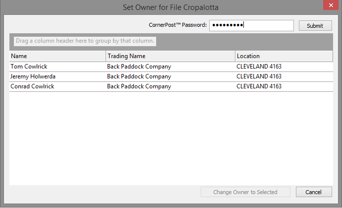 Set File Owner